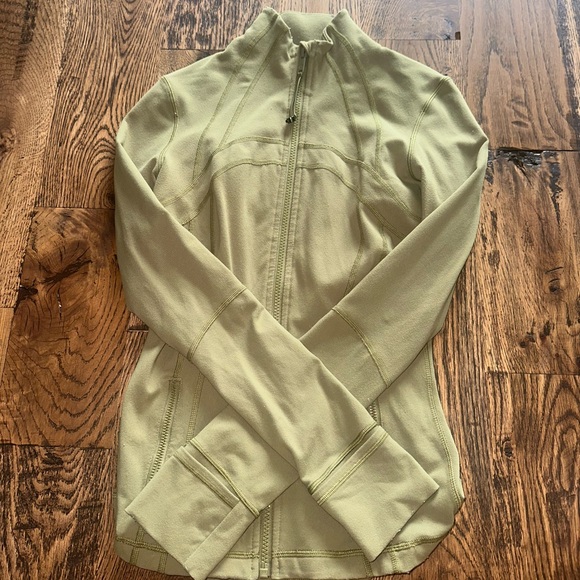 lululemon athletica | Jackets & Coats | Army Green Define Jacket Size 4 ...